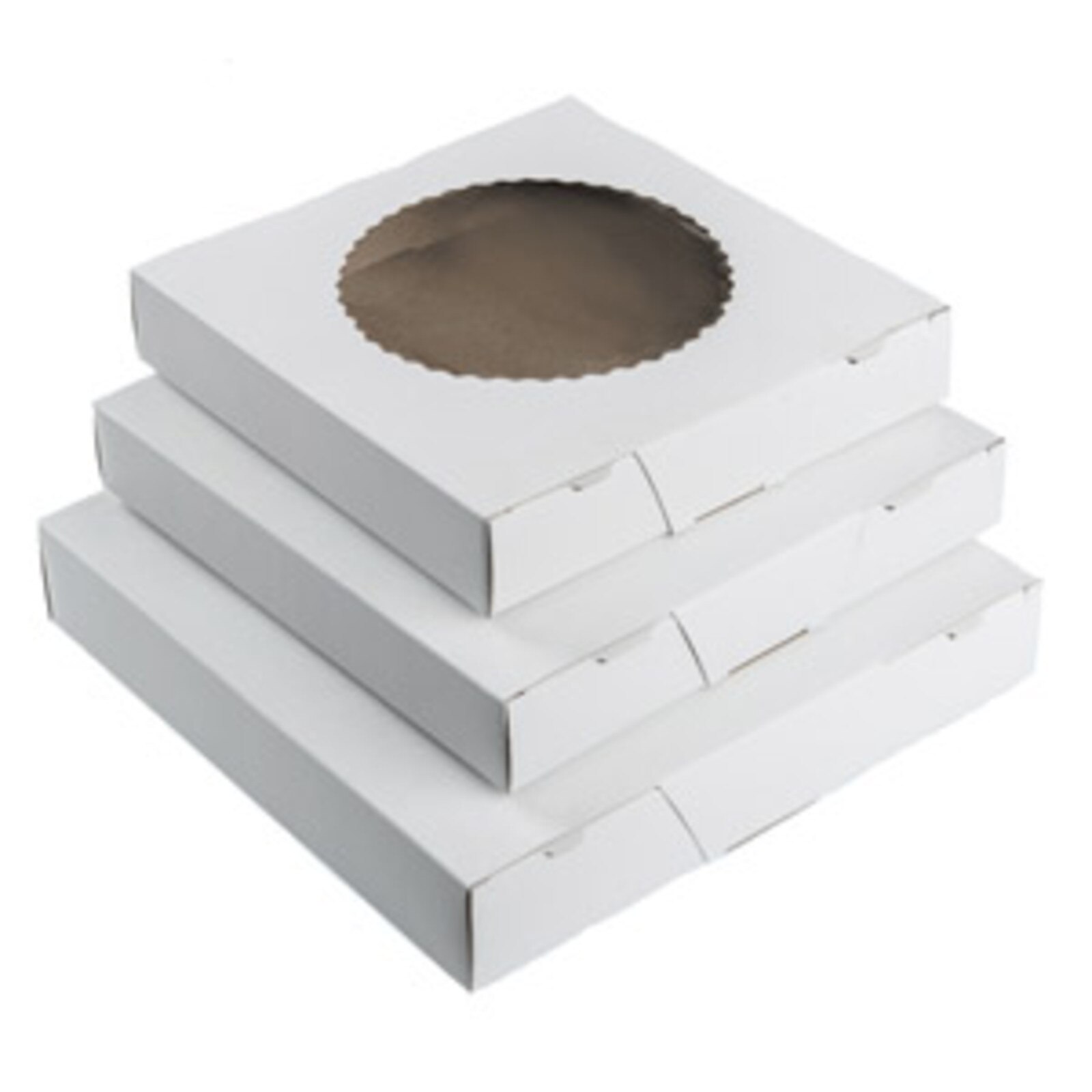 Box for Pie with window 8" X 8" X 1.5" 25 Pack | McCall's