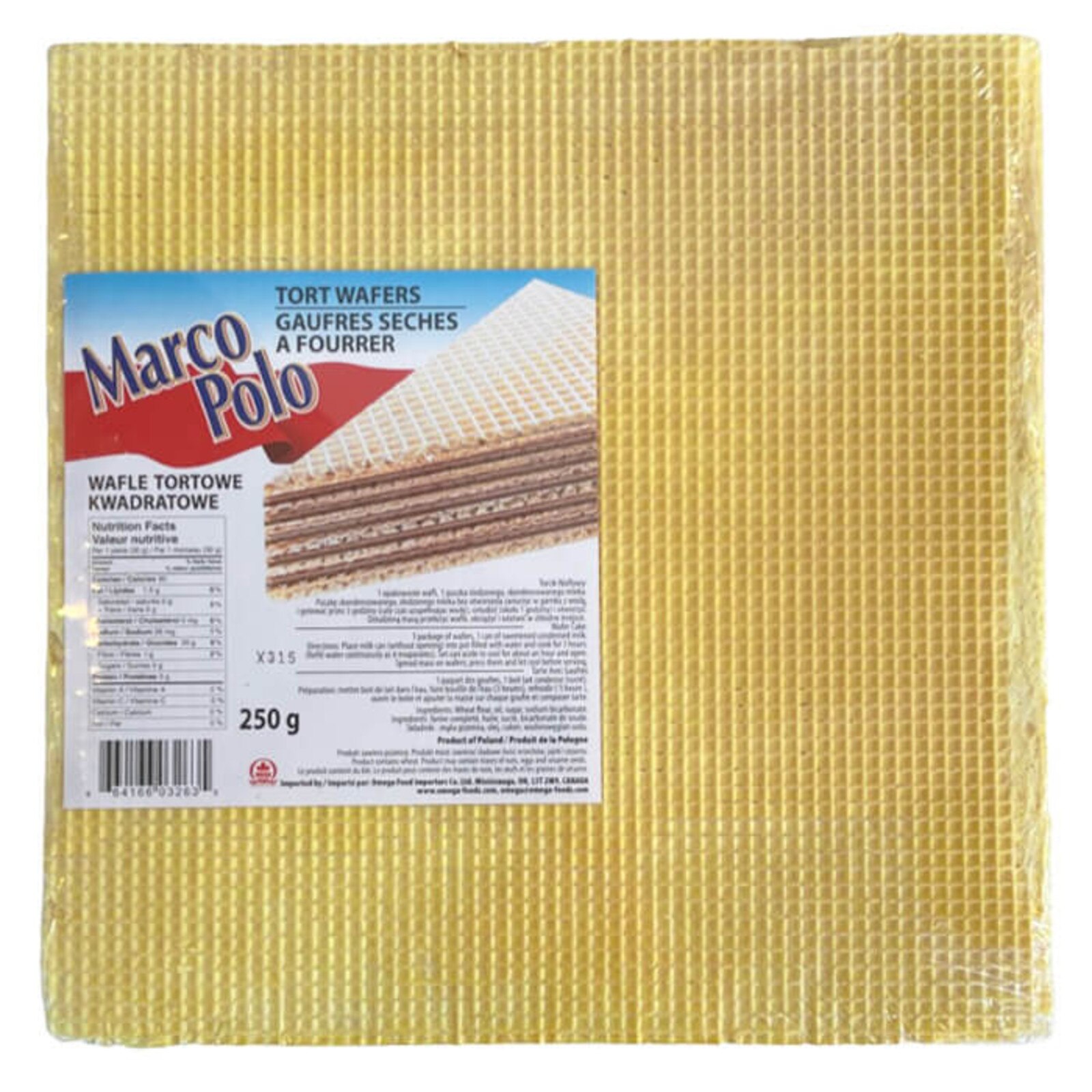 Tort Wafers Square 11" 8 Pack | McCall's