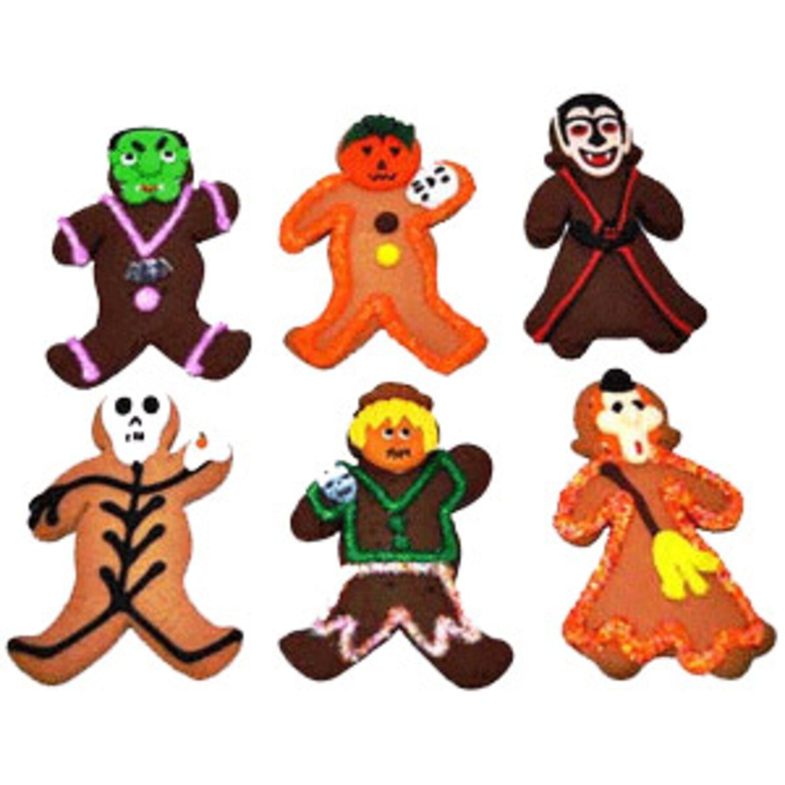 MCCALLS 15535 COOKIES PALS HALLOWEEN ASSORTED 6" 12/BOX