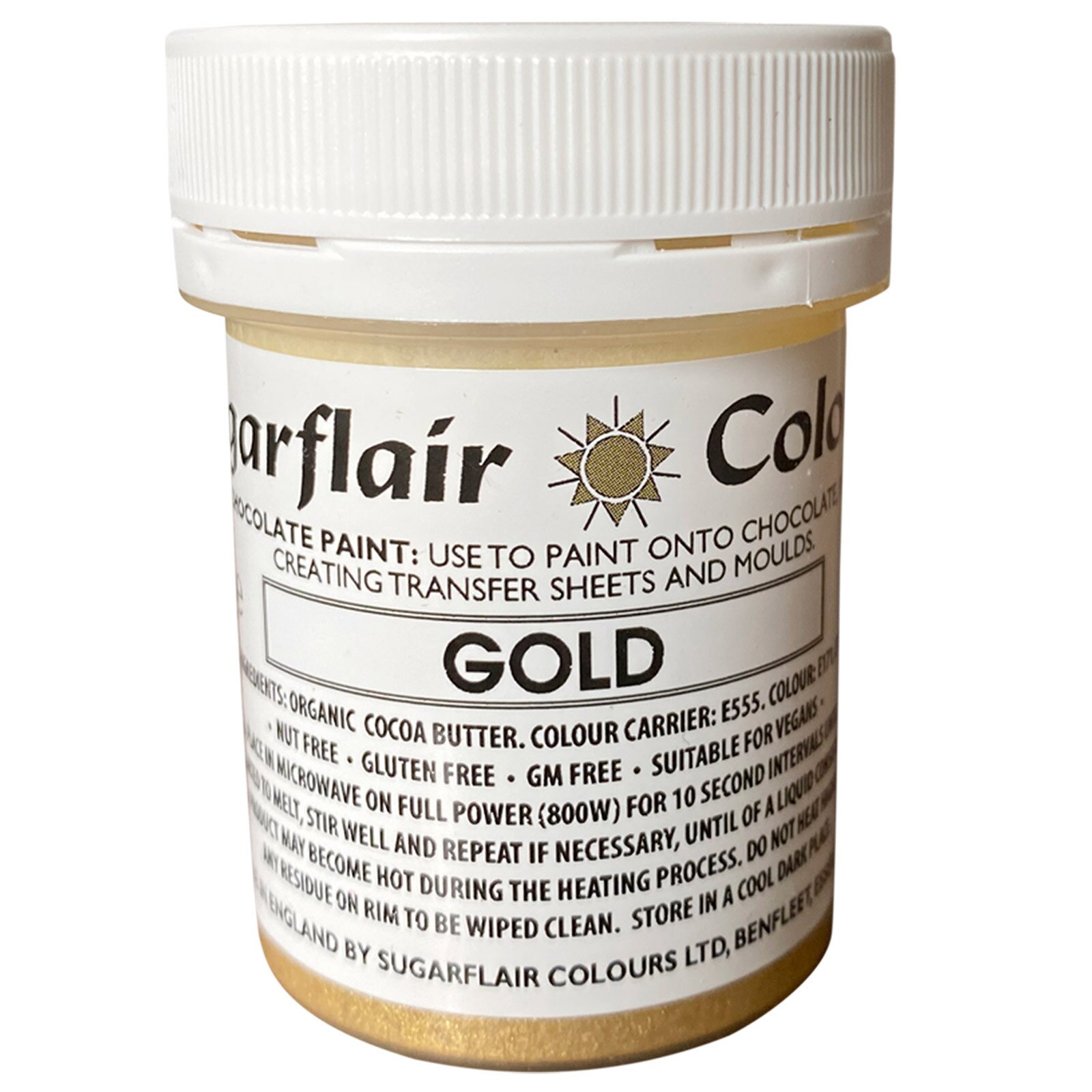 Edible Chocolate Paint - Gold 35 g | McCall's