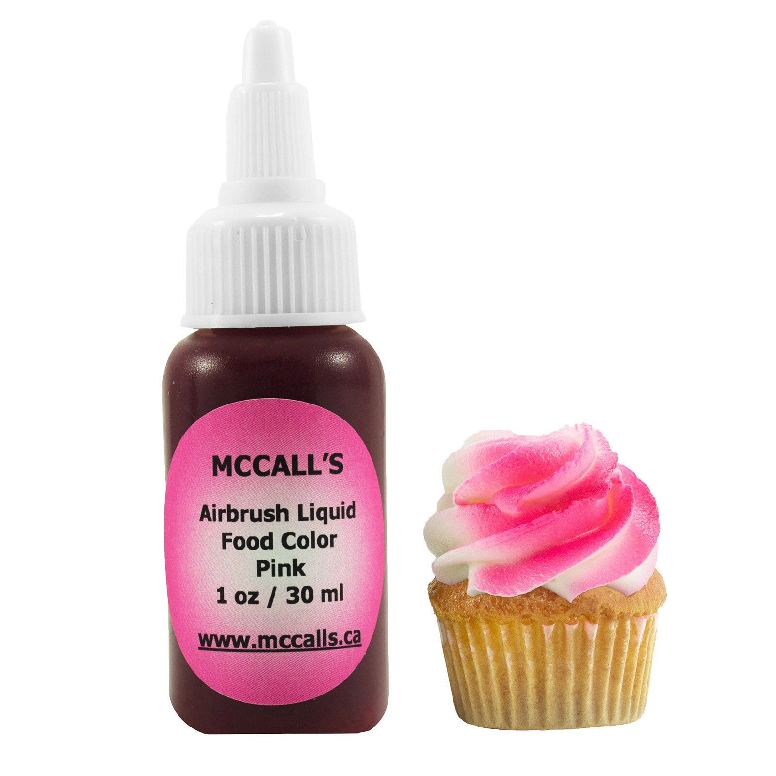 Airbrush Food Color Pink - 30 ml (1 oz) | McCall's