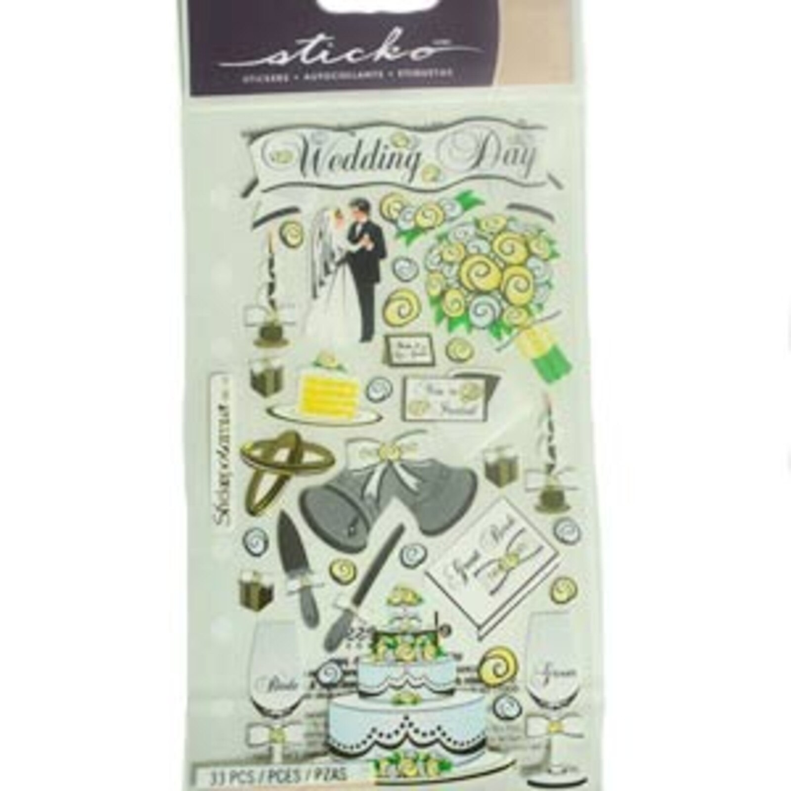 Sticker - Our Wedding Day - 33 Pieces | McCall's
