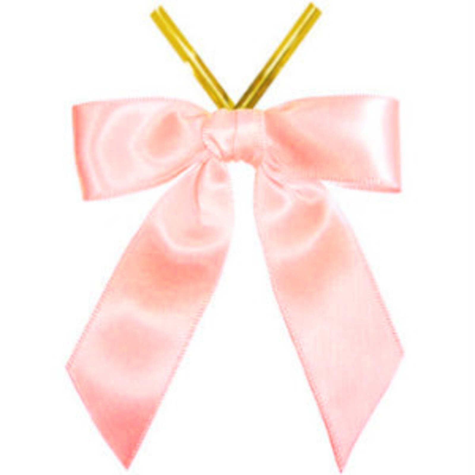 Bow 3" - Rose Gold with Twist Tie - 100 Pieces | McCall's