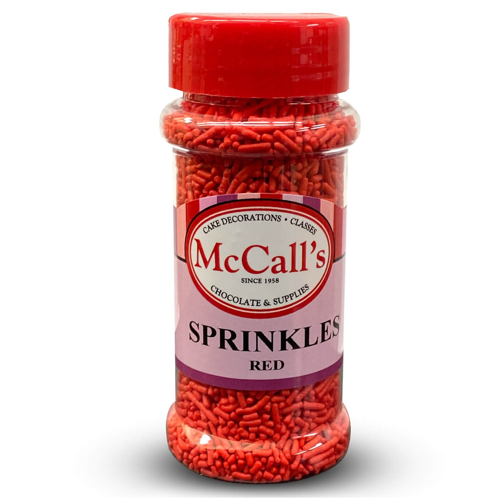 Sprinkles Red 80 g | McCall's