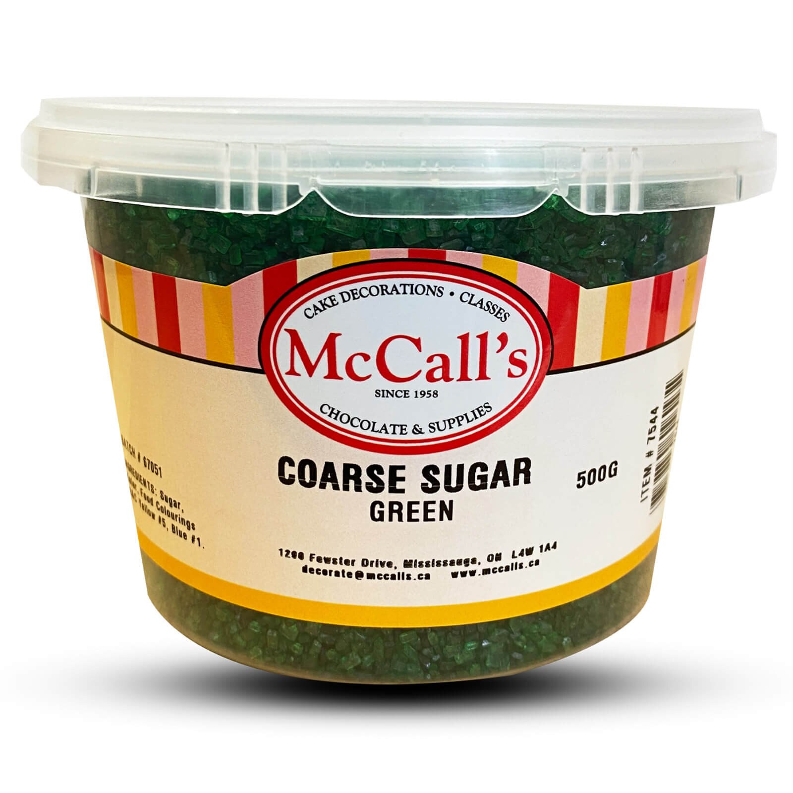 Coarse Sugar Green 500 g l McCall's