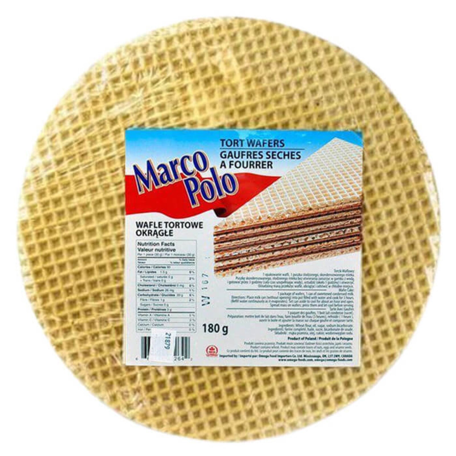 Wafer Torte Round 10.5" 8 Pack | McCall's